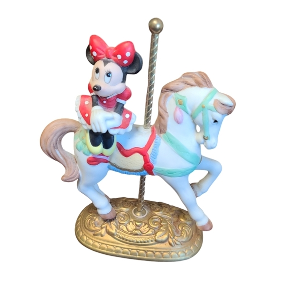 Disney | Other | Disney Minnie Mouse Carousel Horse New England ...